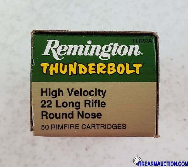 Remington 22 Thunderbolt 22 LR - 40 Gr Round Nose ( 10 X 50 ...