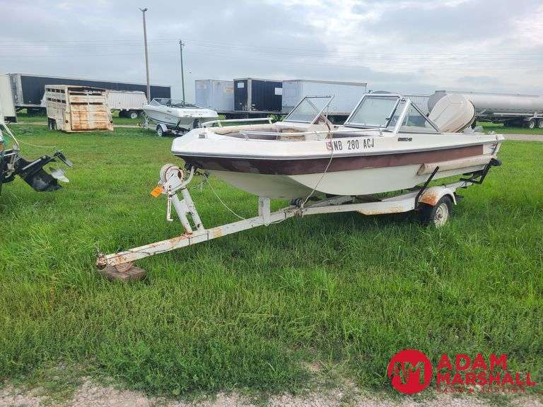 1977 Thunder Craft Tri-Hull Boat - 15FT - Adam Marshall Land & Auction, LLC