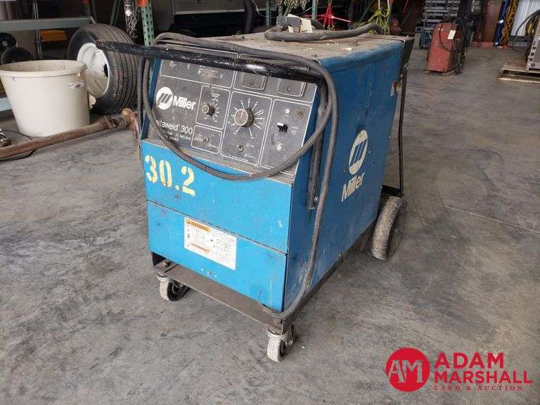 Miller Deltaweld 300 w/ Cart - Adam Marshall Land & Auction, LLC
