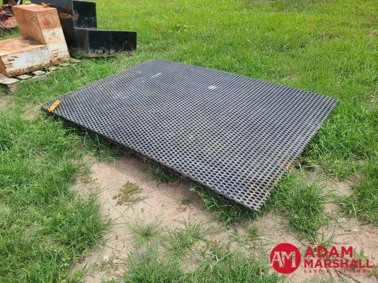 (6) Corrugated Steel Rubber Mats - 4FT x 7FT - Adam Marshall Land ...