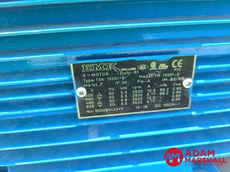 EMK Electric Motor w/ SPX FLOW Johnson Pump - Adam Marshall Land ...