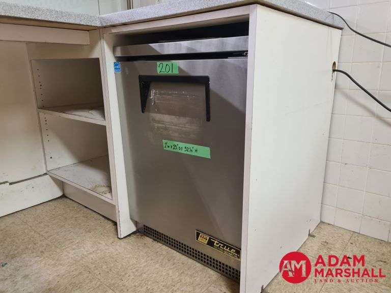 true Brand Undercounter Refrigerator - Adam Marshall Land & Auction, LLC