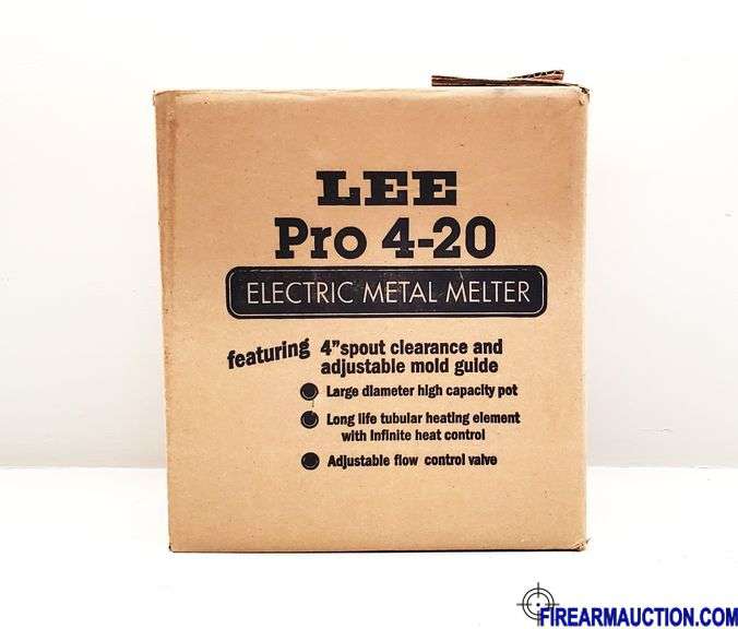 Lee Pro 4-20 Series Electric Metal Melter W/Box - FirearmAuction.com LLC