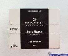 Federal AutoMatch 22 LR - 40 Gr Solid (3 X 325) - FirearmAuction.com LLC