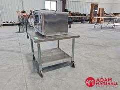 Menumaster Commercial Microwave on Rolling Cart - Adam Marshall Land ...