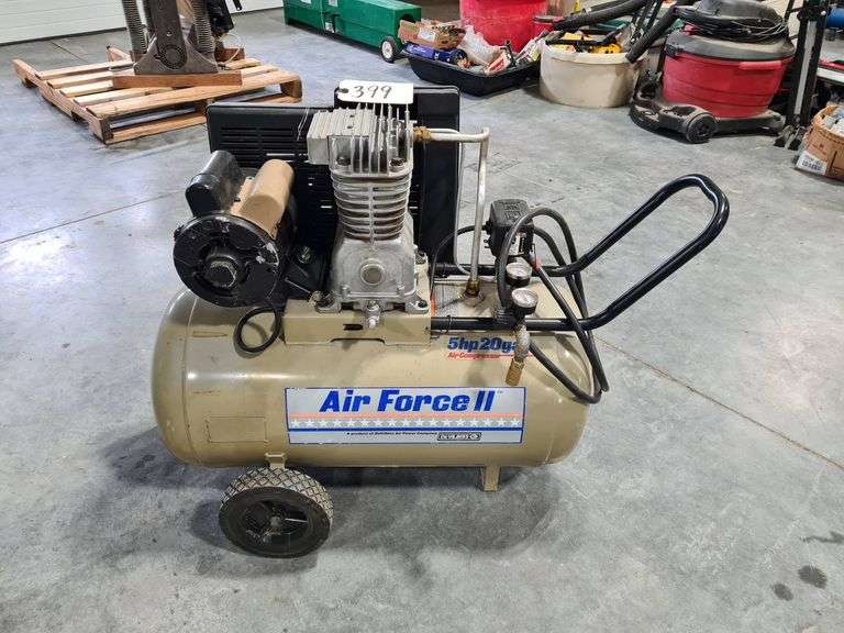 Air Force II 20-Gallon 5 HP Air Compressor - Adam Marshall Land ...