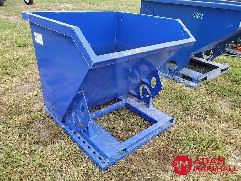 Self Dumping Hopper Attachment w/ Forklift Holes - Adam Marshall Land ...