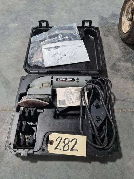 Porter-Cable Profile Sander Model 444 with Case and Accessories - Adam ...