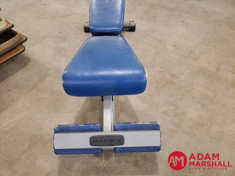 Matrix Adjustable Incline Bench - Adam Marshall Land & Auction, LLC
