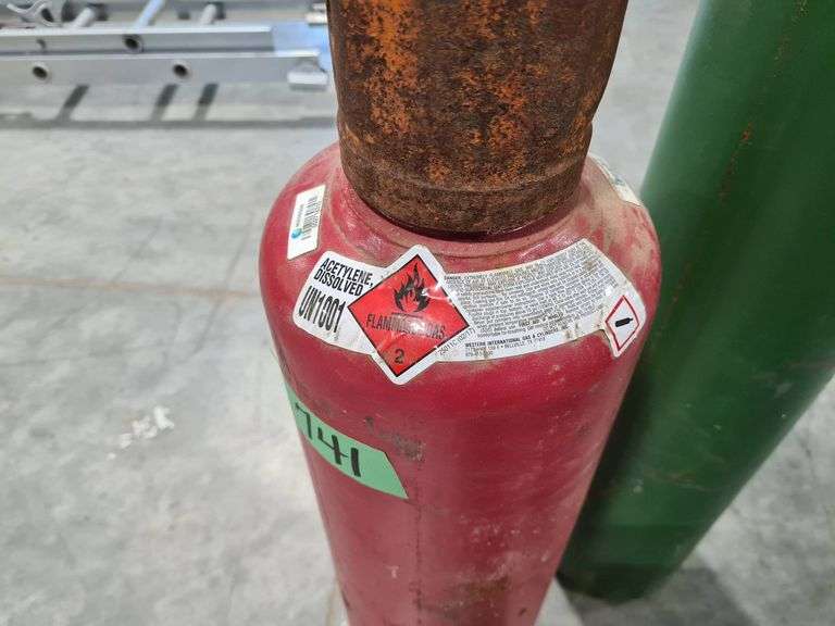 Two Gas Cylinders: Oxygen and Flammable Gas - Adam Marshall Land ...