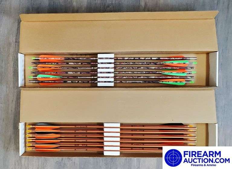 Easton 31" Vane Custom Handmade Arrows - #2413 Autumn (20) + #2216 Camo ...