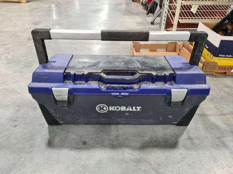Kobalt Tool Box with Assorted Tools and Accessories - Adam Marshall ...