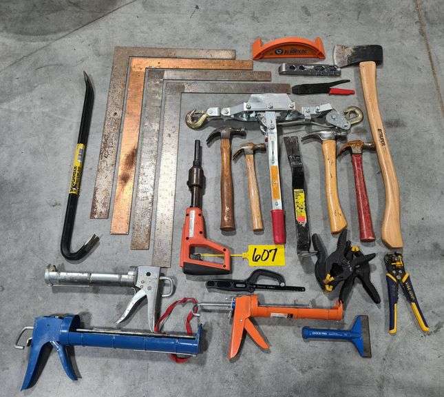 Hand Tools Including Clamps, Hammers, and Squares - Adam Marshall Land ...