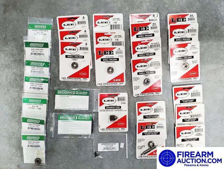 Assorted Shell Holders - (10) Redding & (16) Lee & (2) Lee Length ...
