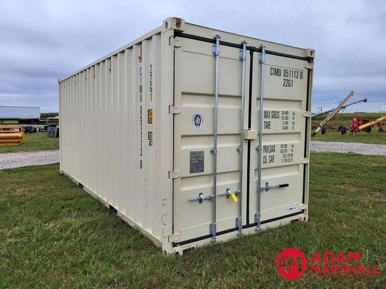 One Tripper Shipping Container - 20FT - Adam Marshall Land & Auction, LLC