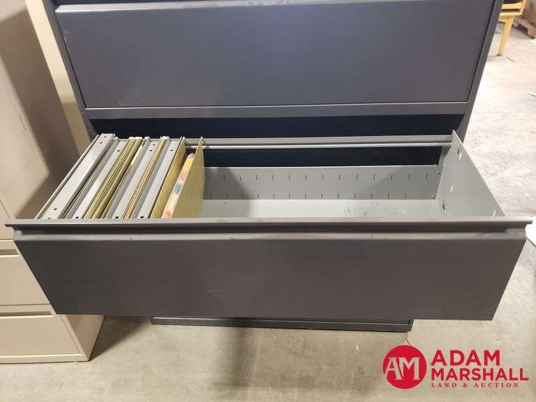 Lateral Filing Cabinet W/ File Folders - Adam Marshall Land & Auction, LLC