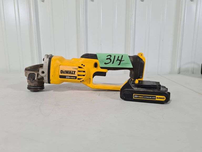 DeWalt DCG412 20V MAX Cordless Angle Grinder with Battery - Adam ...