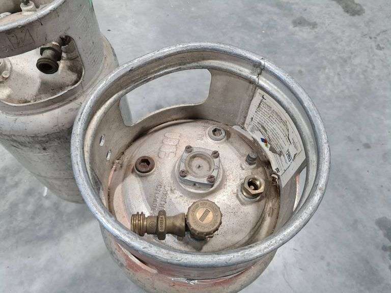 DOT-240 LP Gas Cylinders with Valves - Adam Marshall Land & Auction, LLC