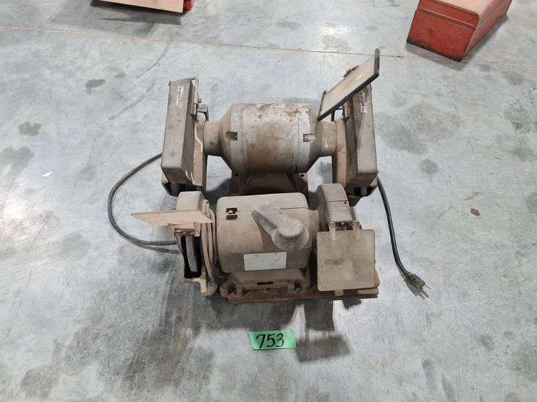 Industrial Bench Grinder with Dual Grinding Wheels - Adam Marshall Land ...