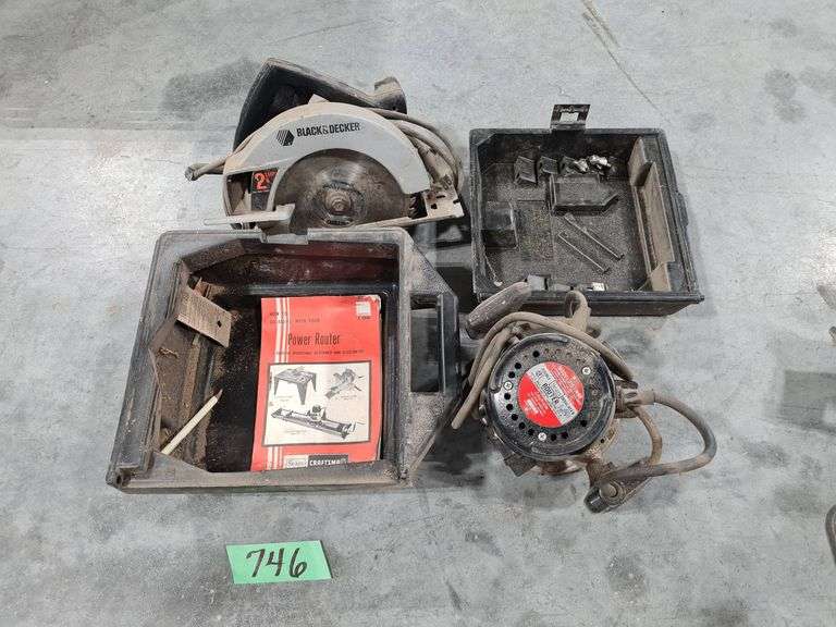 Craftsman Router and Black & Decker Circular Saw Set - Adam Marshall ...