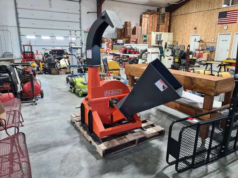 FHM FH-BX42S Wood Chipper - Adam Marshall Land & Auction, LLC
