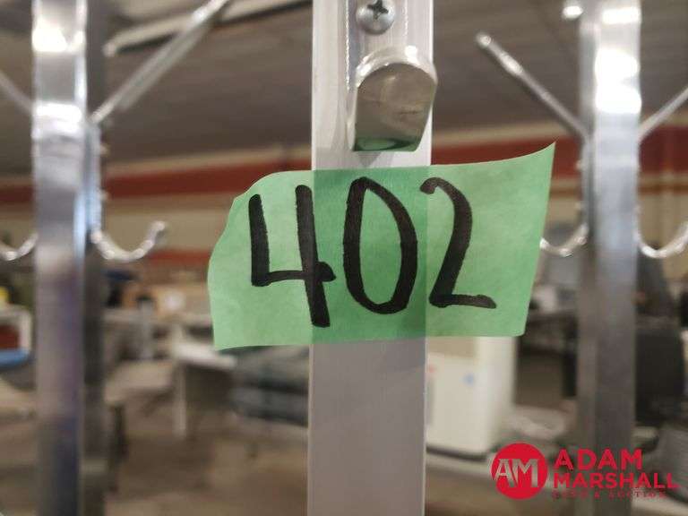 (3) Freestanding Metal Coat Racks - Adam Marshall Land & Auction, LLC
