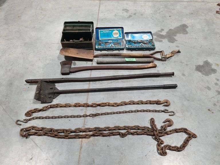 Vintage Tools and Chains - Adam Marshall Land & Auction, LLC