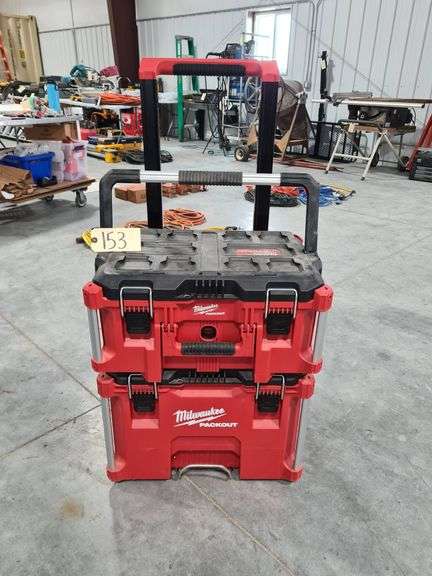Milwaukee Packout Rolling Toolbox System - Adam Marshall Land & Auction ...