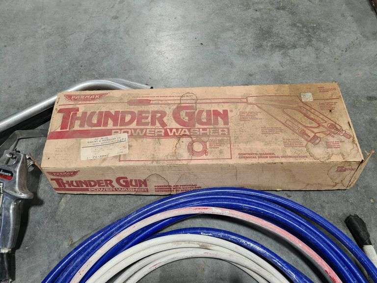 Thunder Gun Power Washer with Hoses and Accessories - Adam Marshall ...