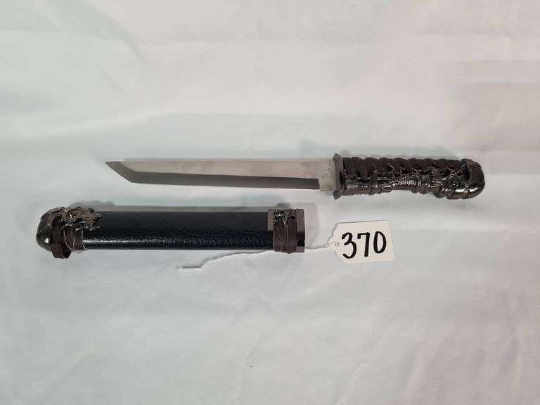 Japanese-Style Decorative Short Sword with Scabbard - Adam Marshall ...