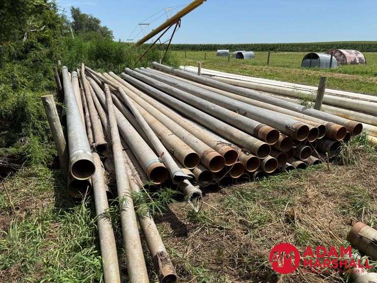 (46) Rainway 8IN Aluminum Gated Pipe - Adam Marshall Land & Auction, LLC