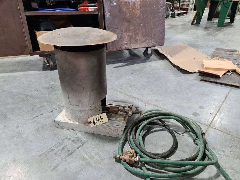 Propane-Powered Metal Heater with Hose and Regulator - Adam Marshall ...
