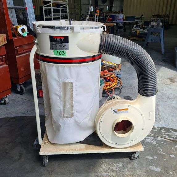 Jet 1100 CFM Dust Collector DC-1100A - Adam Marshall Land & Auction, LLC