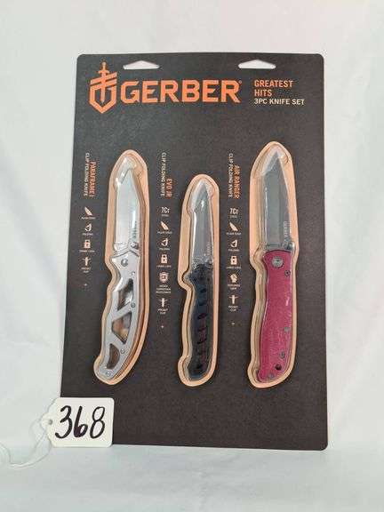 NEW Gerber Greatest Hits 3-Piece Knife Set - Adam Marshall Land ...