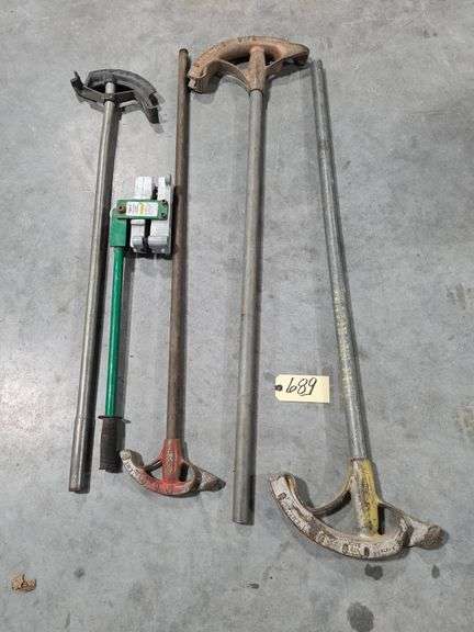 Four Conduit Benders with Accessories - Adam Marshall Land & Auction, LLC