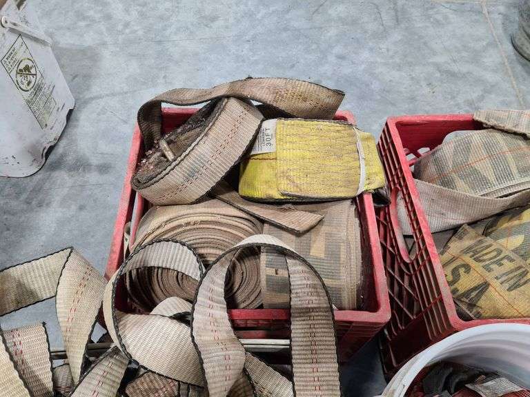 Industrial Cargo Straps in Crates and Bucket - Adam Marshall Land ...
