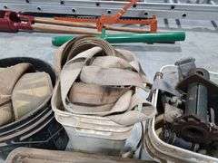 Straps, Chains, and Industrial Tools in Buckets - Adam Marshall Land ...