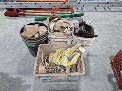 Straps, Chains, and Industrial Tools in Buckets - Adam Marshall Land ...
