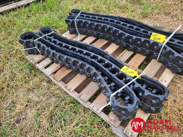 Rubber Tracks for Mini Excavator - Adam Marshall Land & Auction, LLC