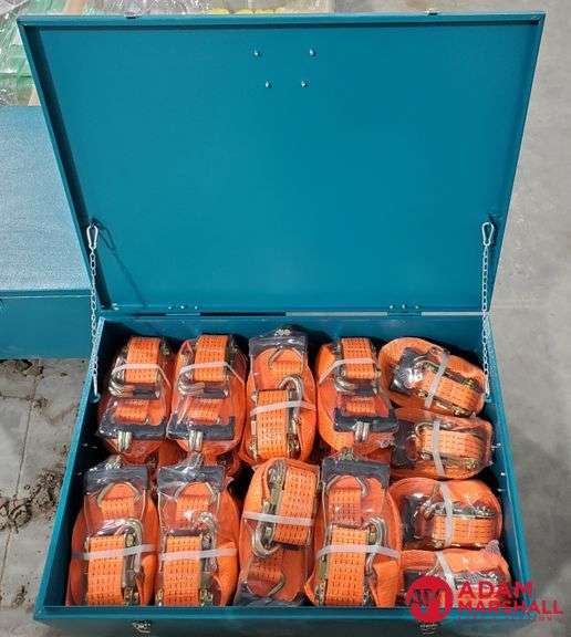 Unused Land Honor Flatpack Tool Box W/Tie Down Ratchet Straps - Adam ...