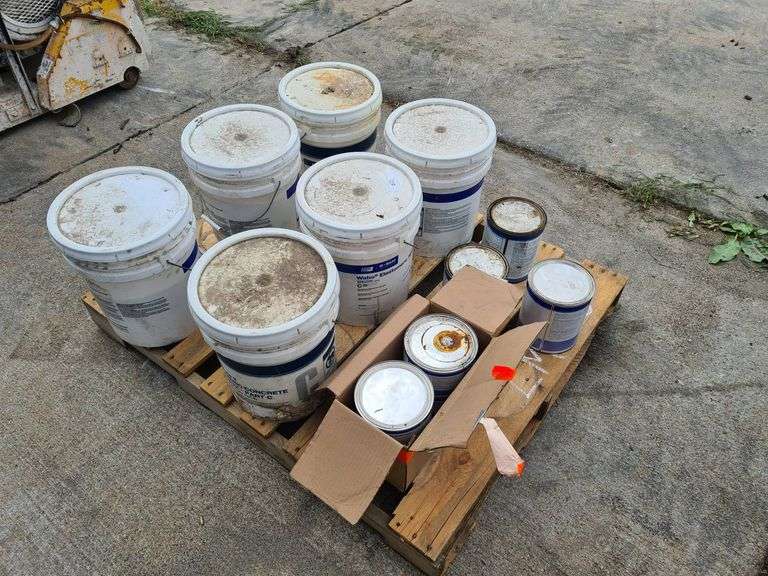 Pallet of BASF Wabo Elastomeric Aggregate and WaboCrete II Components ...