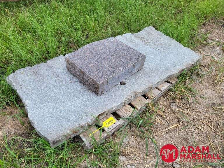 (2) Granite Slabs - Adam Marshall Land & Auction, LLC