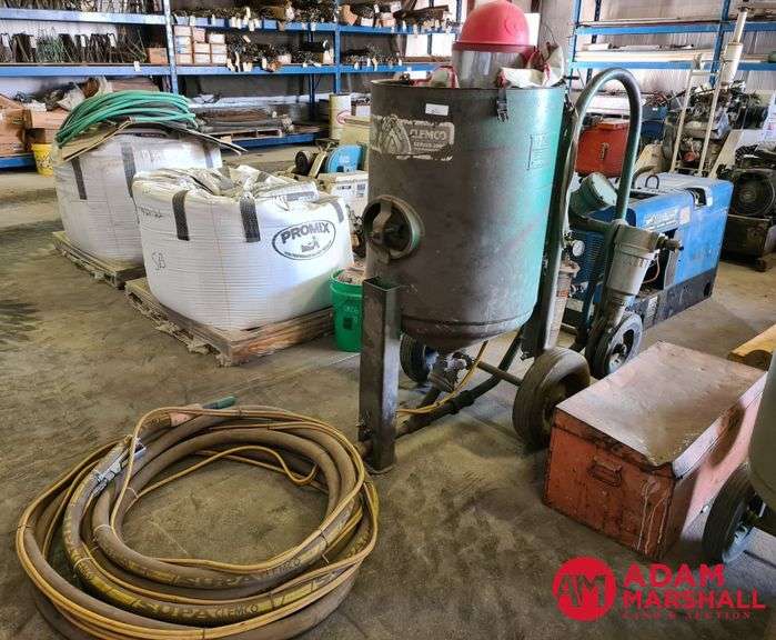 Clemco Series 200 Abrasive Blast Machine - Adam Marshall Land & Auction ...