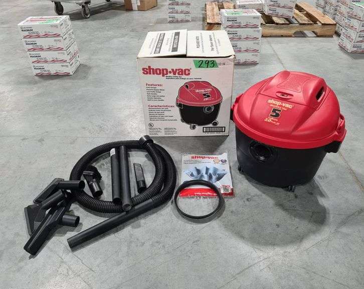 Shop-Vac 5-Gallon 2.0 Peak HP Wet/Dry Vacuum with Accessories - Adam ...