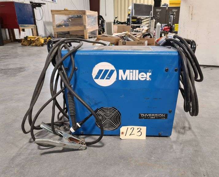 Miller Diversion 180 TIG Welder with Cables and Accessories - Adam ...