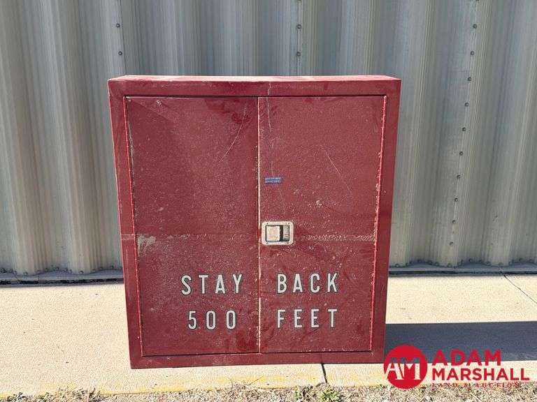 Fire Truck Tool Box - Adam Marshall Land & Auction, LLC