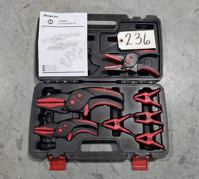 Snap-on LCSS600 Line Clamp Master Kit in Case - Adam Marshall Land ...