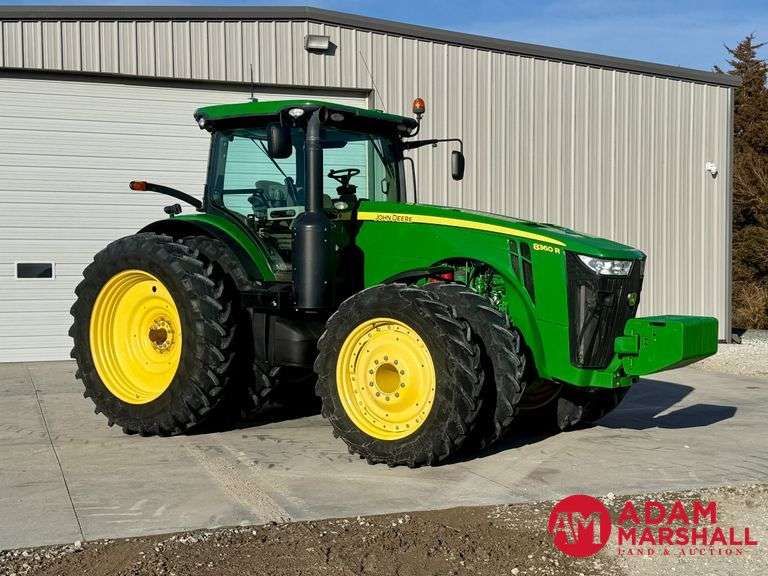 2013 John Deere 8360R MFWD Tractor - Adam Marshall Land & Auction, LLC