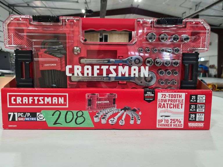 New Craftsman 71-Piece Mechanics Tool Set, Model CMMT45171 - Adam ...