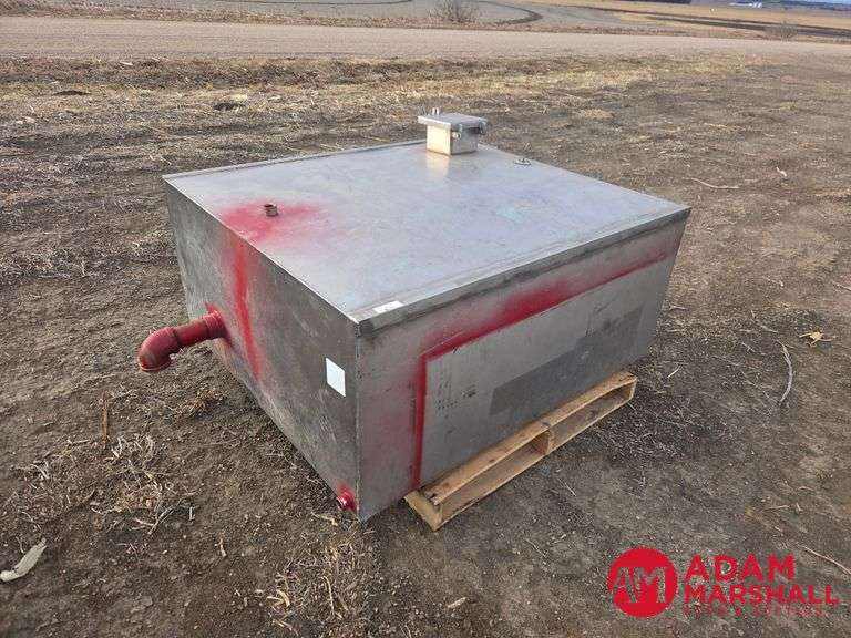 Stainless Steel Fire Skid Tank - Adam Marshall Land & Auction, LLC